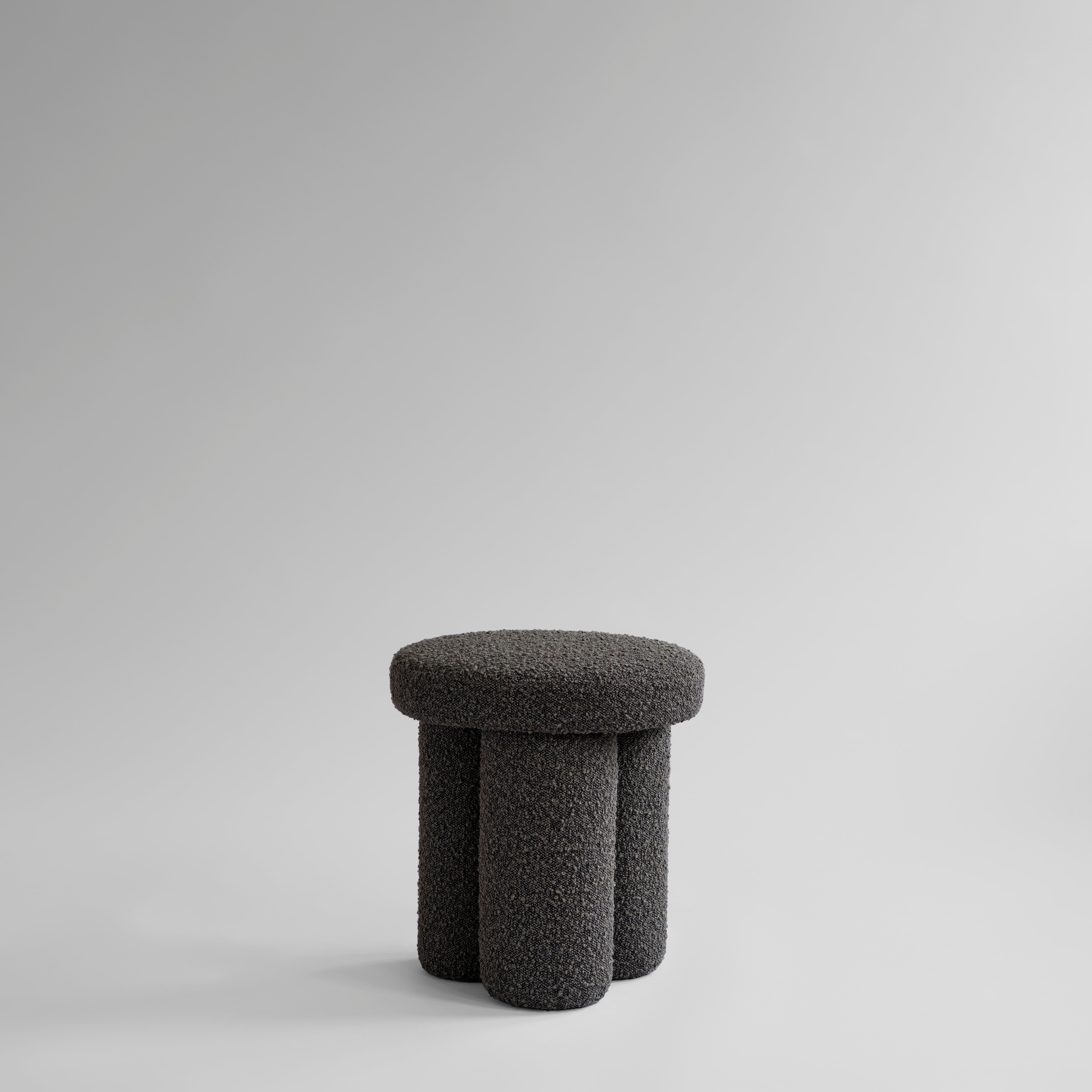 101 CPH Big Foot Stool - Deep Taupe (A2635)