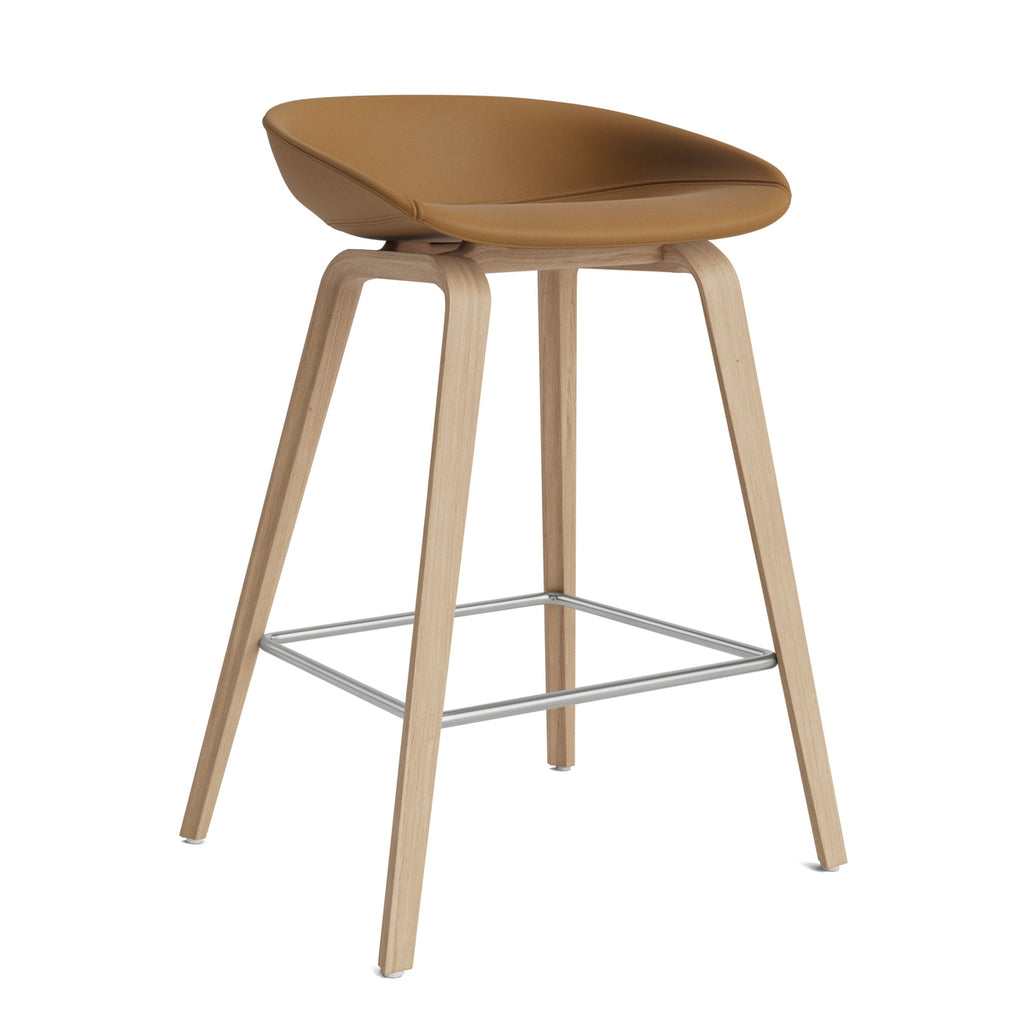 HAY Barstol (AAS33) · Cognac Sense Læder – Trendbazaar.dk