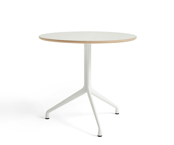 HAY About A Table - AAT 20 - Ø80cm - Hvid Laminat