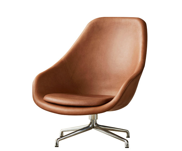 HAY About A Lounge AAL 91 | Cognac Læder – Trendbazaar.dk