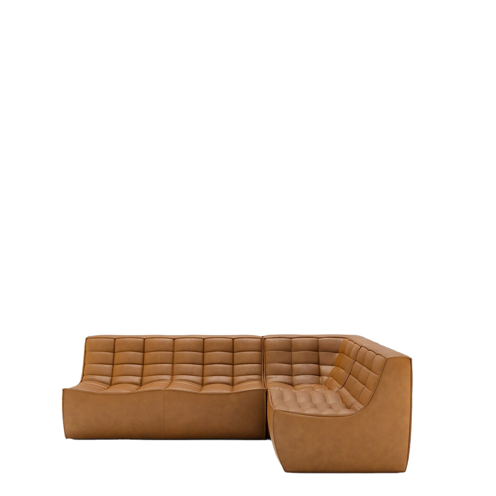 Ethnicraft N701 sofa - 231x171 - Modular Sofa Set - Old Saddle ...