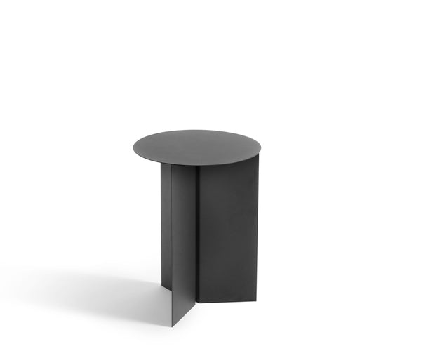 HAY Slit Table - Round - High - Black