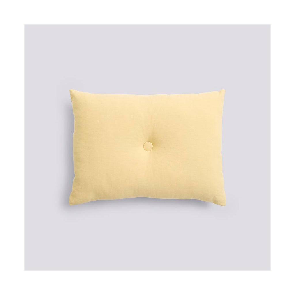 HAY Dot Cushion - Linen - Soft Yellow | Trendbazaar.dk